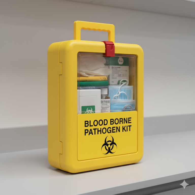 OSHA Compliant Bloodborne Pathogen Kit | Biohazard & Fluid Cleanup In ...